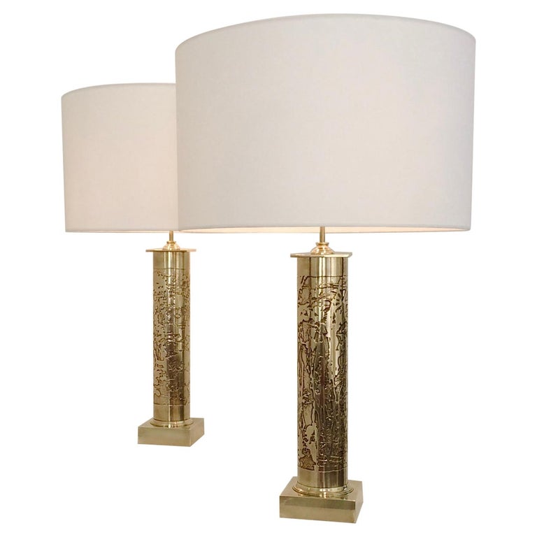 Willy Daro Attributed Design Pair of Table Lamps, circa 1975, Belgium ...