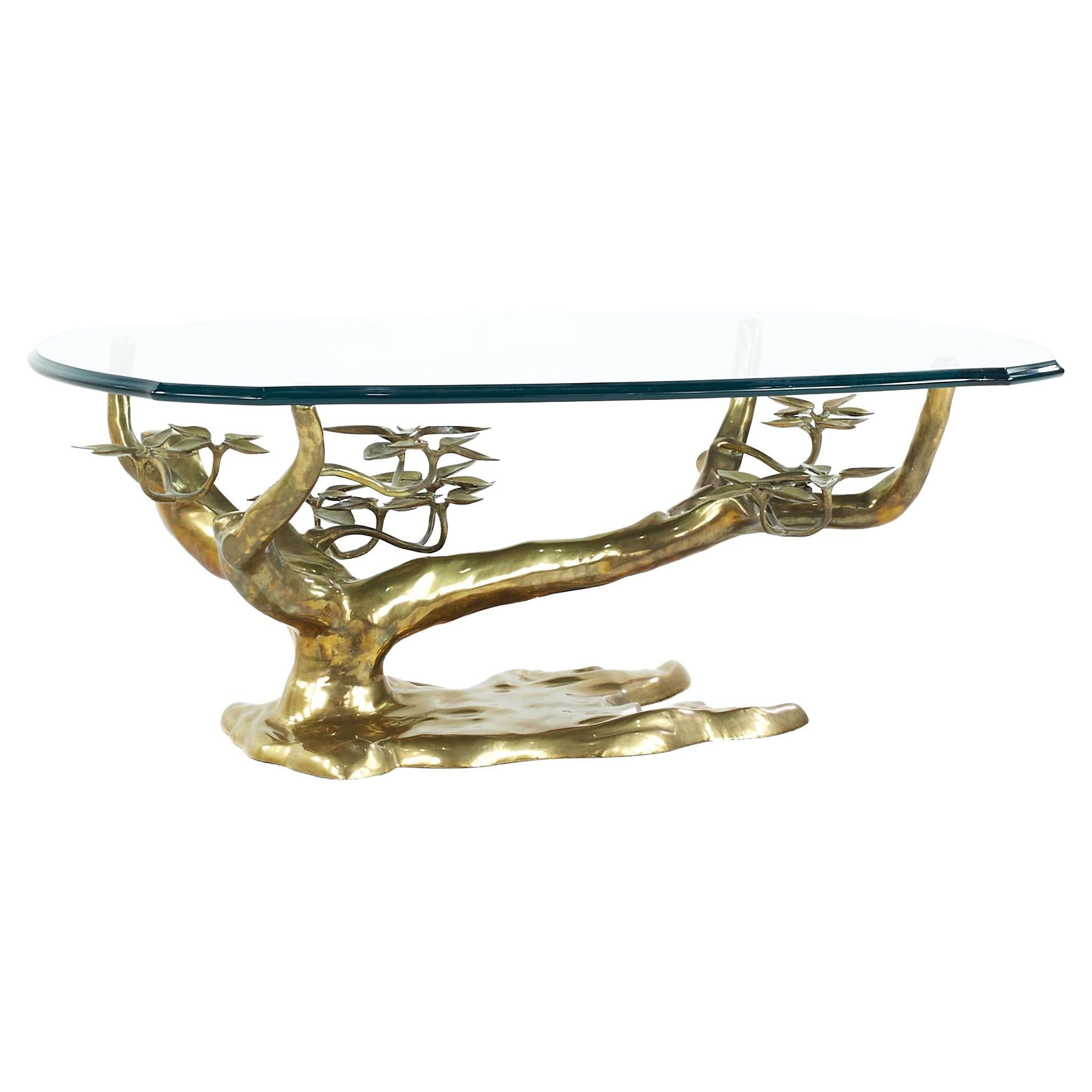 Willy Daro Organic Bronze Cocktail Coffee Table at 1stDibs