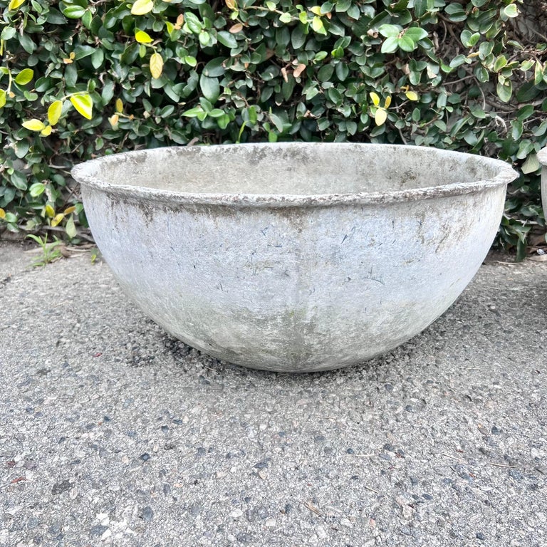 Willy Guhl 25" Deep Bowl, 1960s Switzerland For Sale at 1stDibs