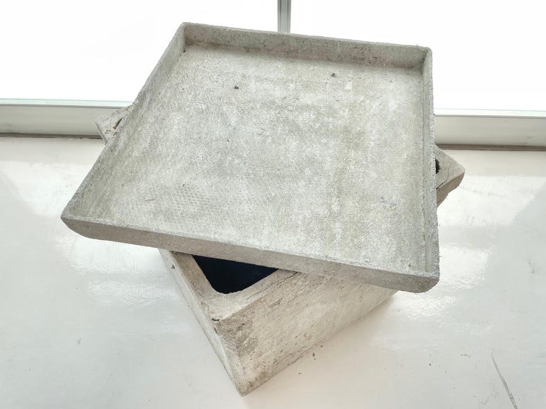 Willy Guhl Concrete Box with Lid at 1stDibs | concrete box with lid