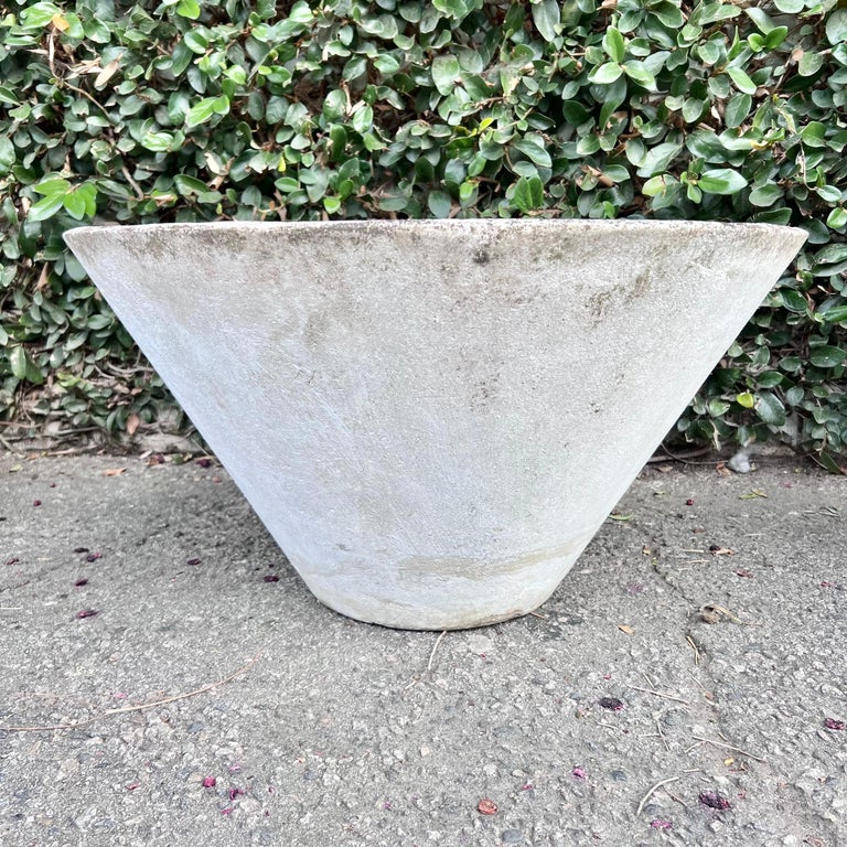 Willy Guhl Concrete Cone Planter, 1960s Switzerland For Sale at 1stDibs