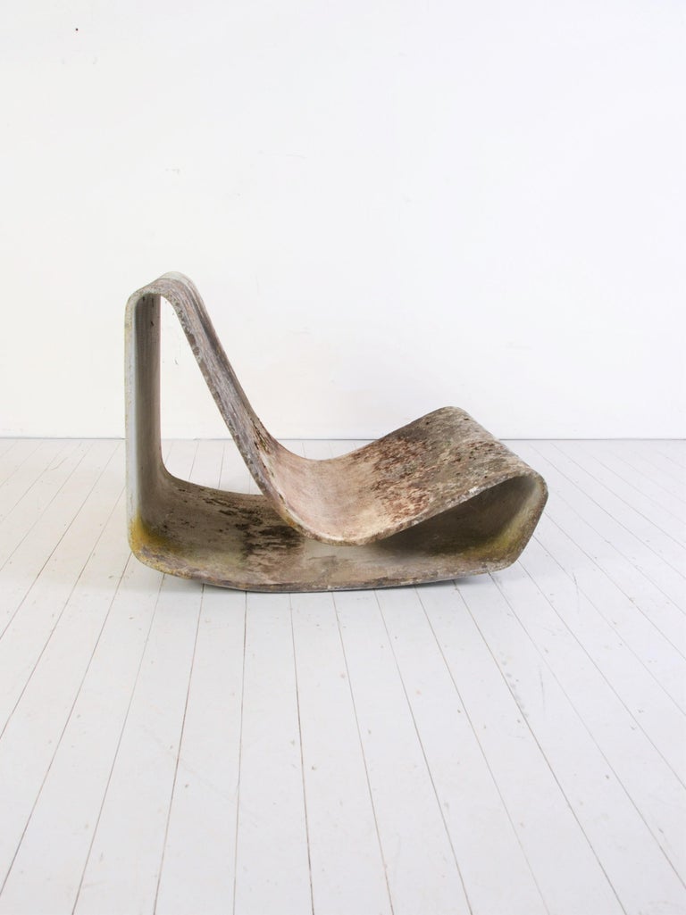 Willy Guhl Concrete Loop Chairs, 1st Edition For Sale at 1stDibs