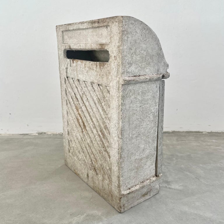 Willy Guhl Concrete Mailbox, 1960s Switzerland For Sale at 1stDibs