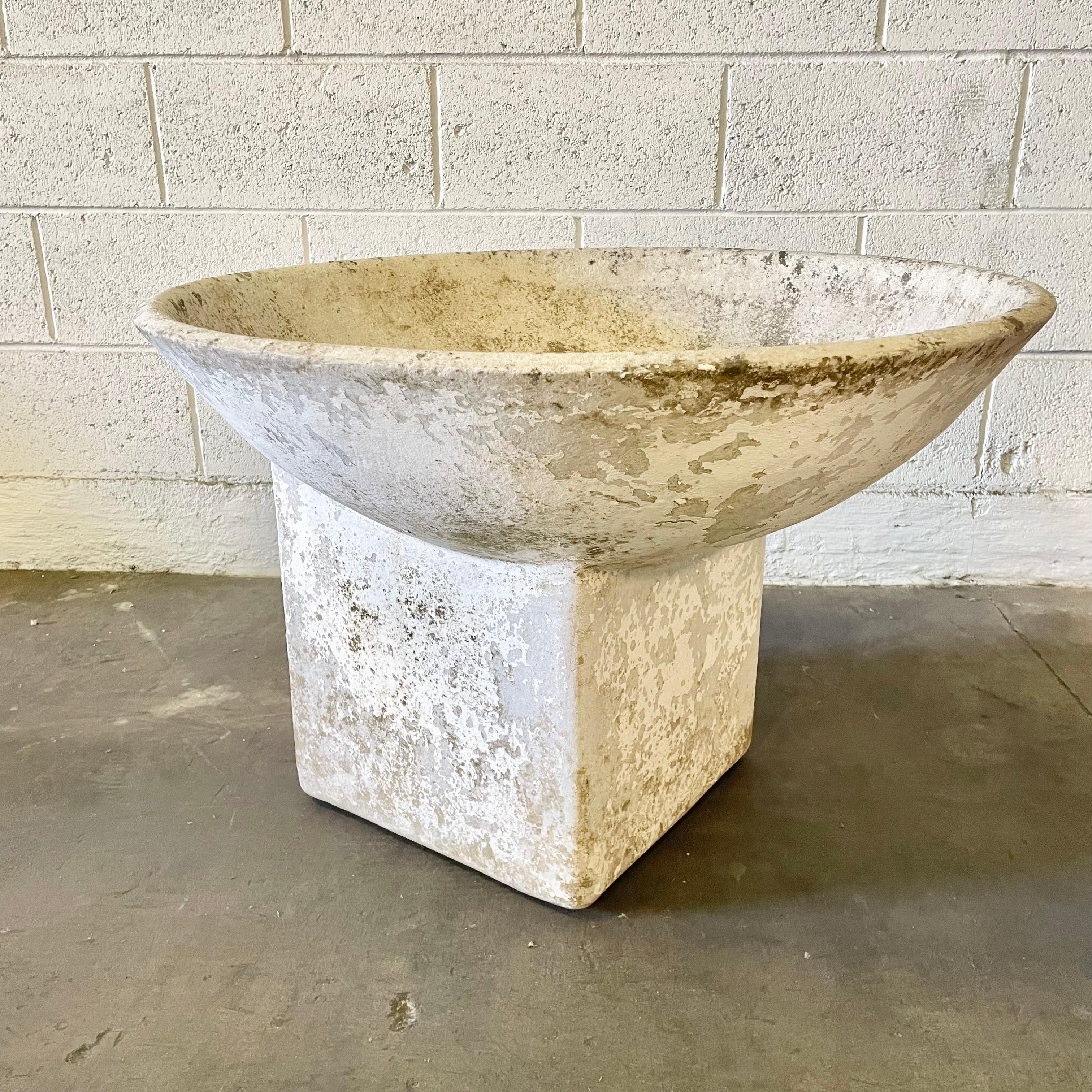 Willy Guhl Concrete Offset Bowl Planter, 1960s Switzerland For Sale at ...