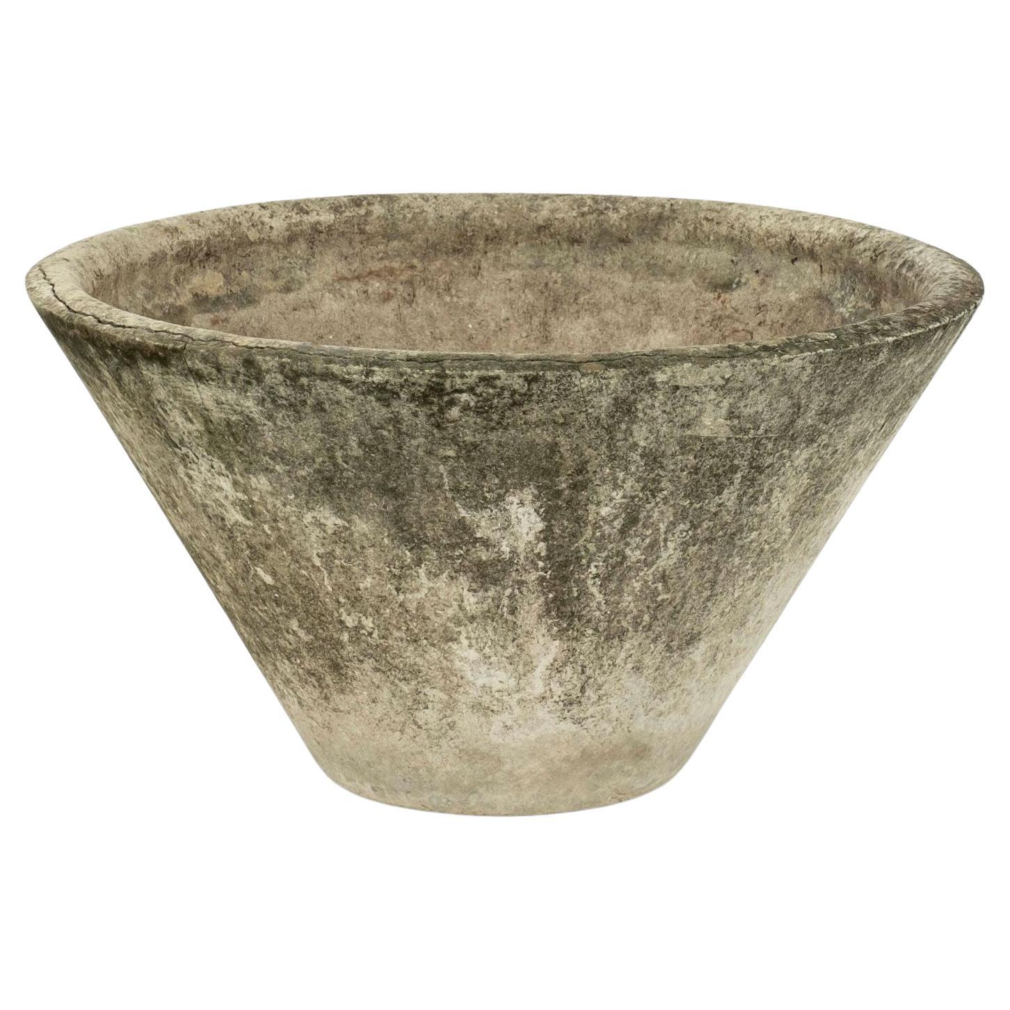 1950s Architectural Rare Cone Shaped Bauer Ceramic Planter and Stand at ...