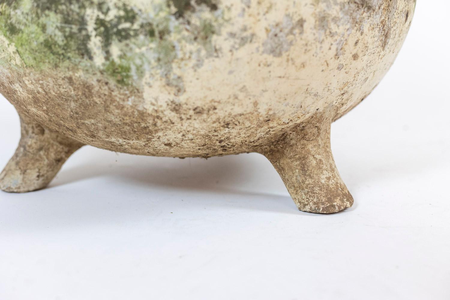 Willy Guhl for Eternit, Pair of Cement Planters Model “Marmite”, 1971 ...