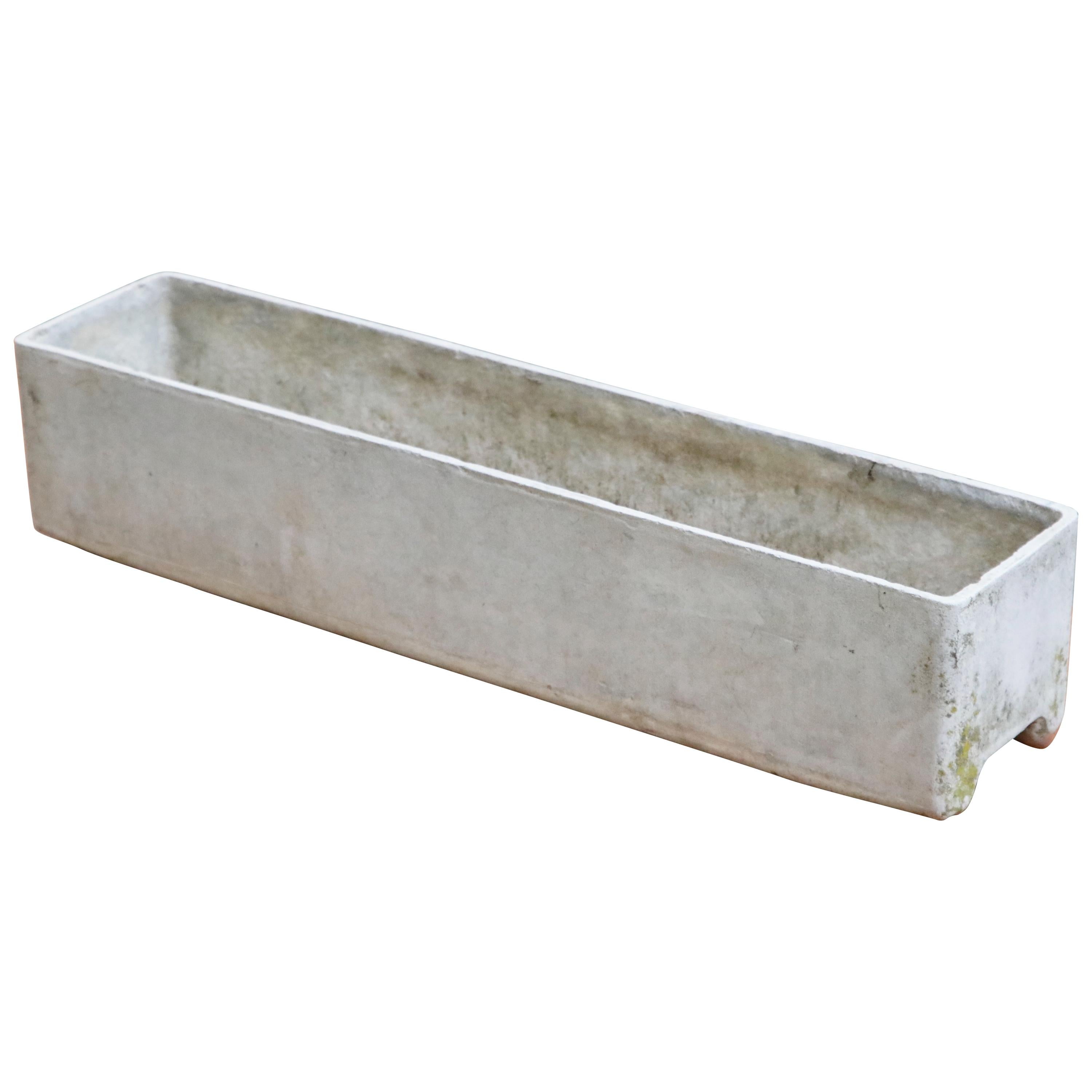 Willy Guhl for Eternit Extra-Long Rectangle Concrete Outdoor Planter ...