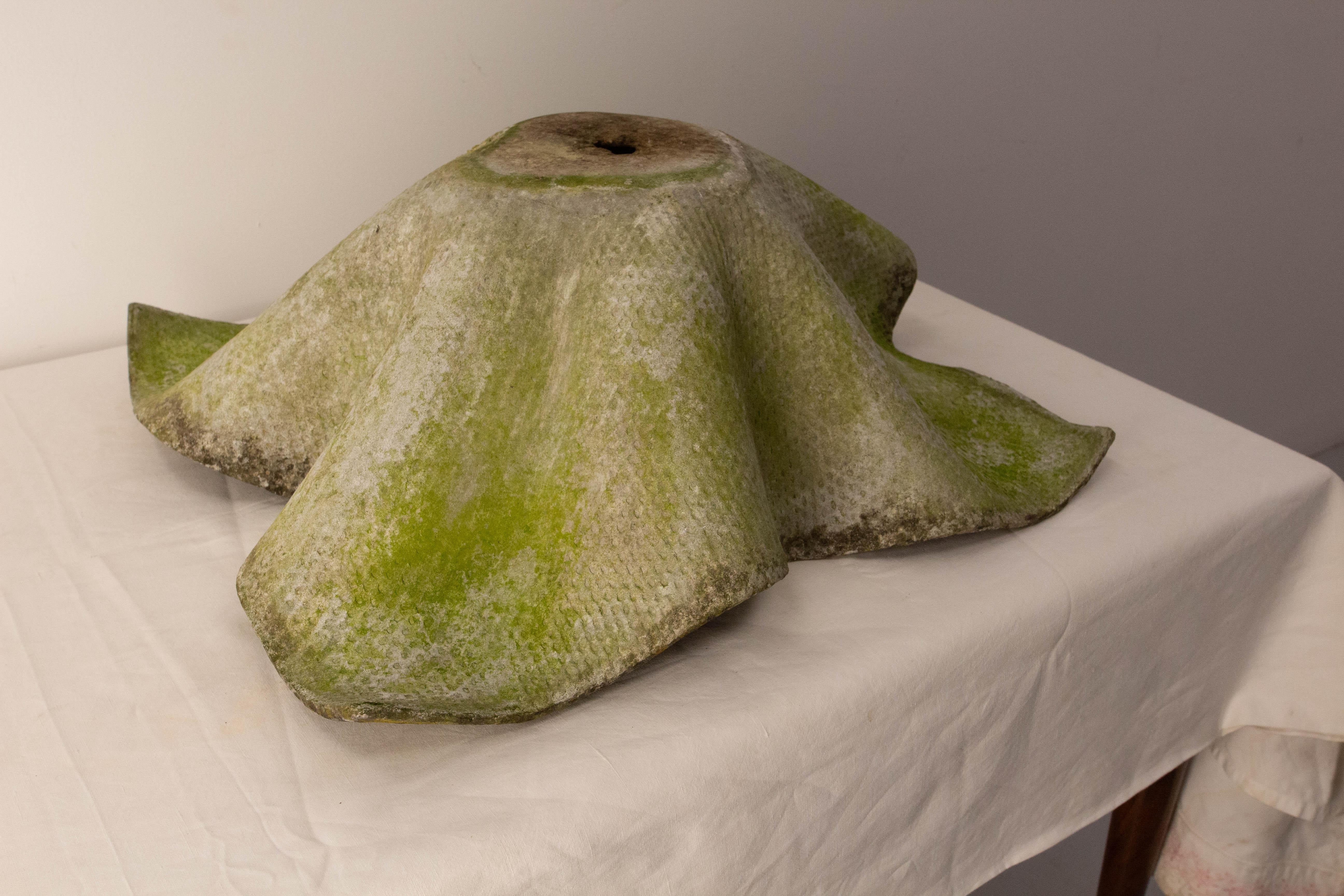 Willy Guhl Handkerchief Planter Cement Veil, 1960s Switzerland For Sale ...