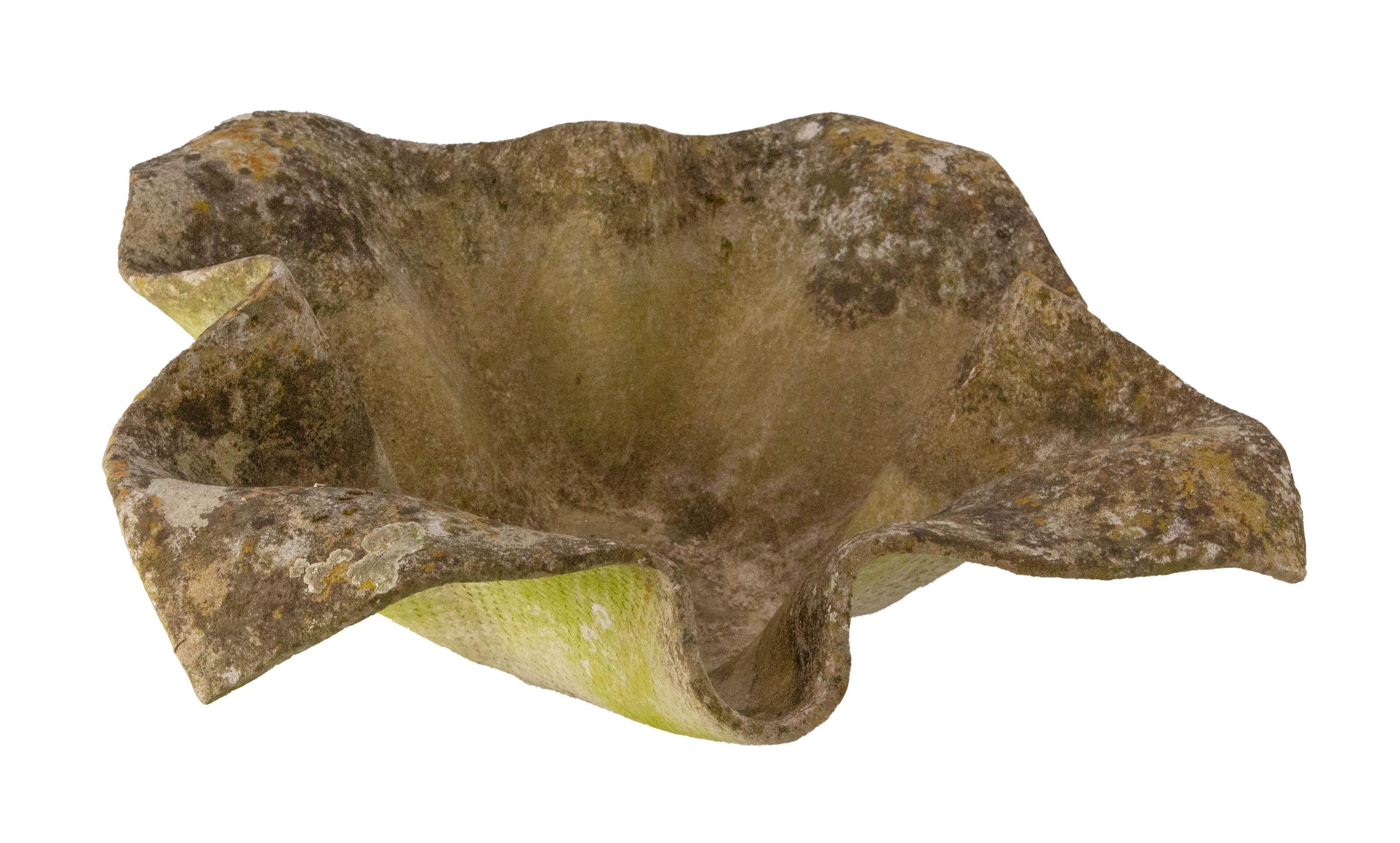 Willy Guhl Handkerchief Planter Cement Veil, 1960s Switzerland For Sale ...