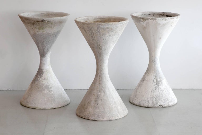 Willy Guhl Hourglass Planters For Sale at 1stDibs