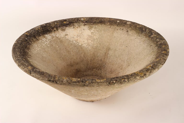 Willy Guhl Inspired Concrete Planter in Cone Shape Made in England ...