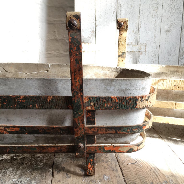 Willy Guhl Iron Framed Window Box Planters at 1stDibs