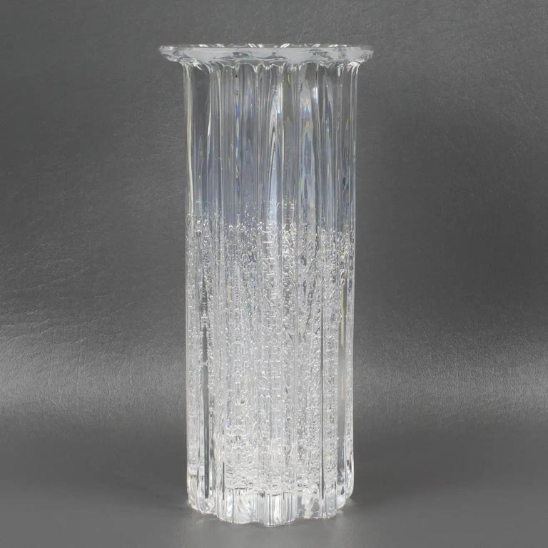 Willy Johansson for Hadeland Norway Art-Glass "Atlantic" Tall Vase For ...