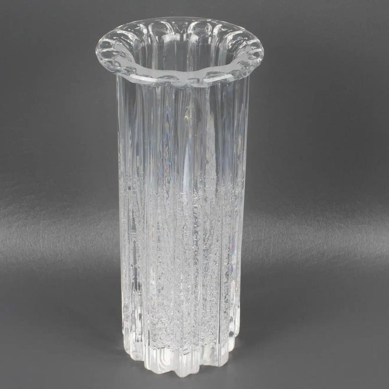 Willy Johansson for Hadeland Norway Art-Glass "Atlantic" Tall Vase For ...