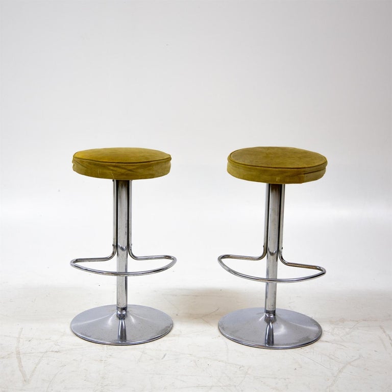 Willy Rizzo Bar with Counter and Stools, Italy, 1970s at 1stDibs