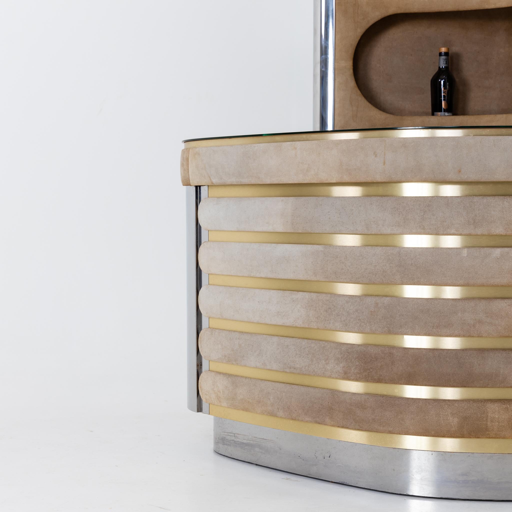 Willy Rizzo Bar with Counter, Italy 1970s at 1stDibs