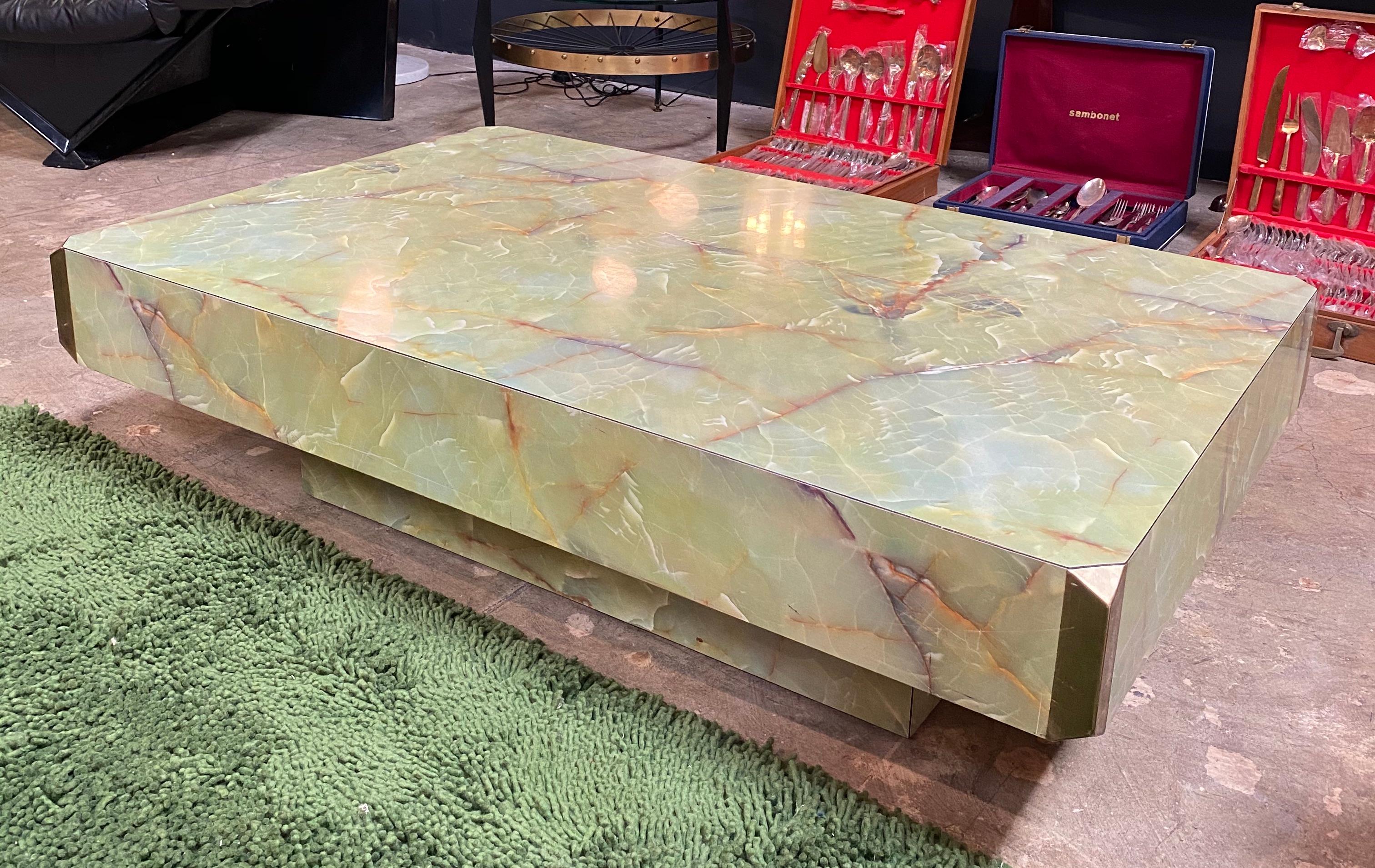 Willy Rizzo Cocktail Table, Italy, 1970s at 1stDibs