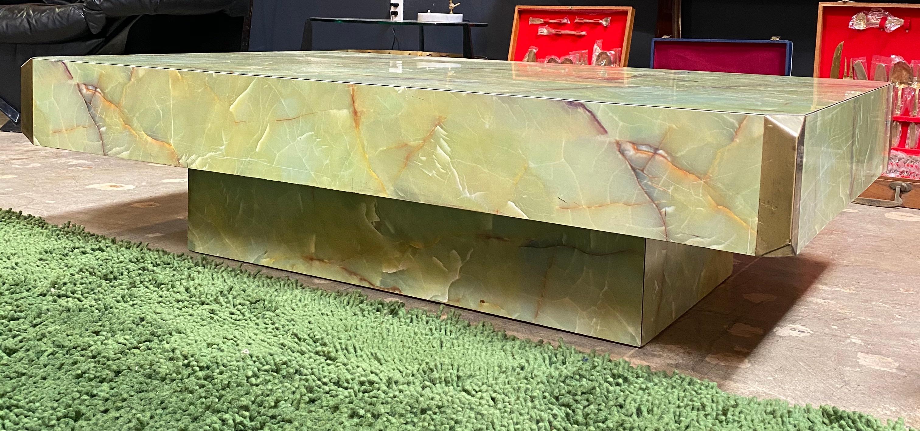 Willy Rizzo Cocktail Table, Italy, 1970s at 1stDibs