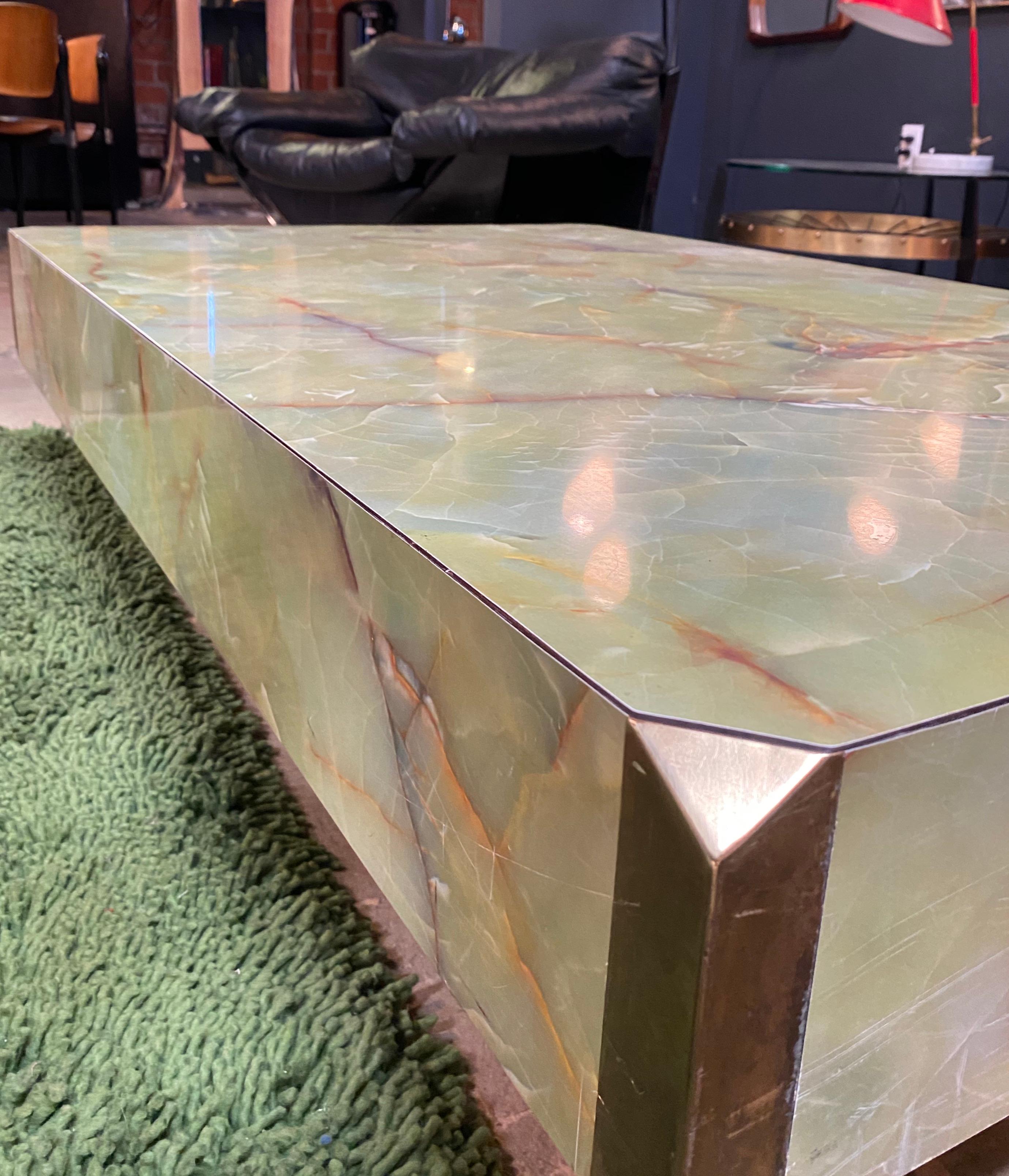 Willy Rizzo Cocktail Table, Italy, 1970s at 1stDibs