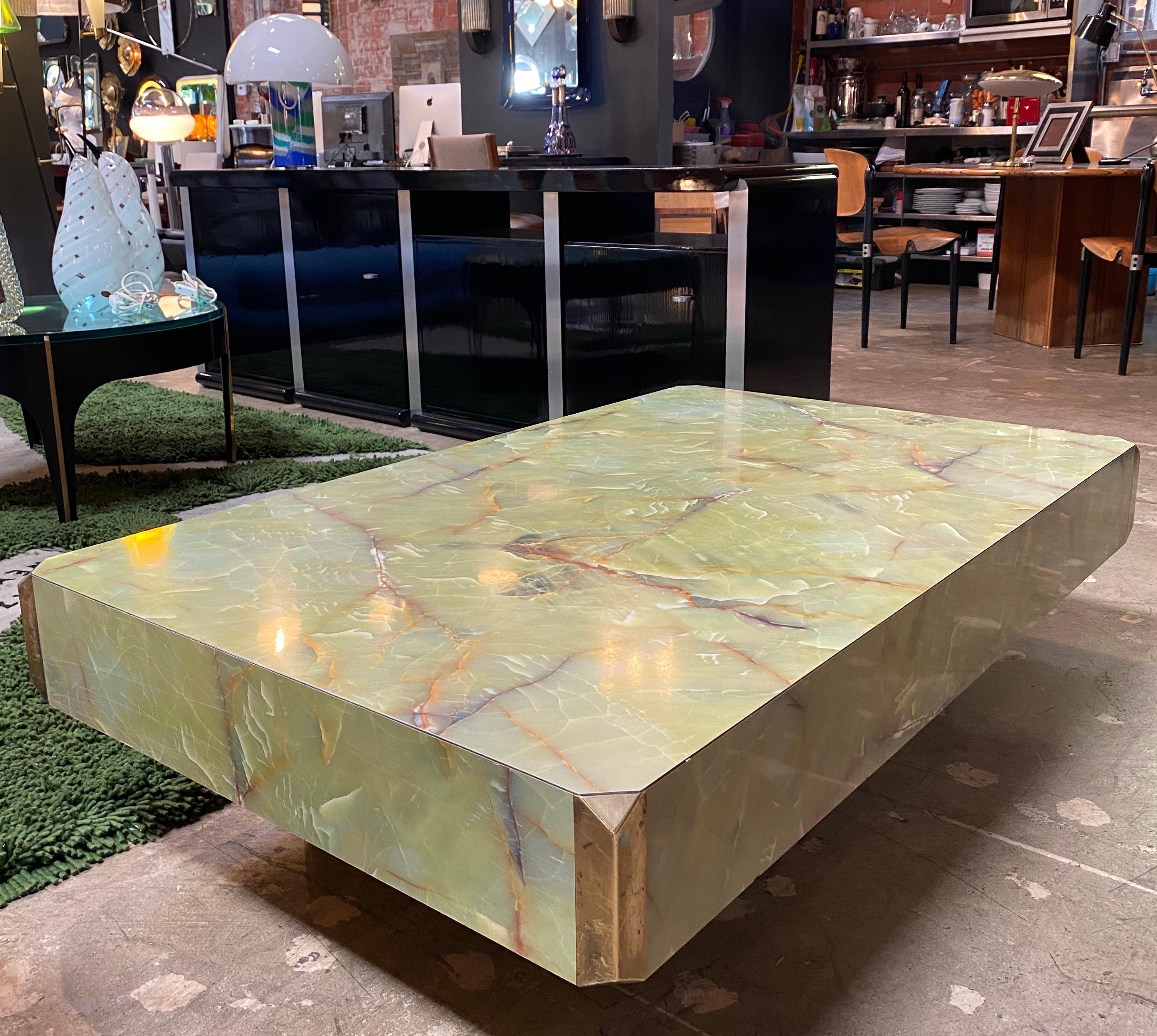 Willy Rizzo Cocktail Table, Italy, 1970s at 1stDibs