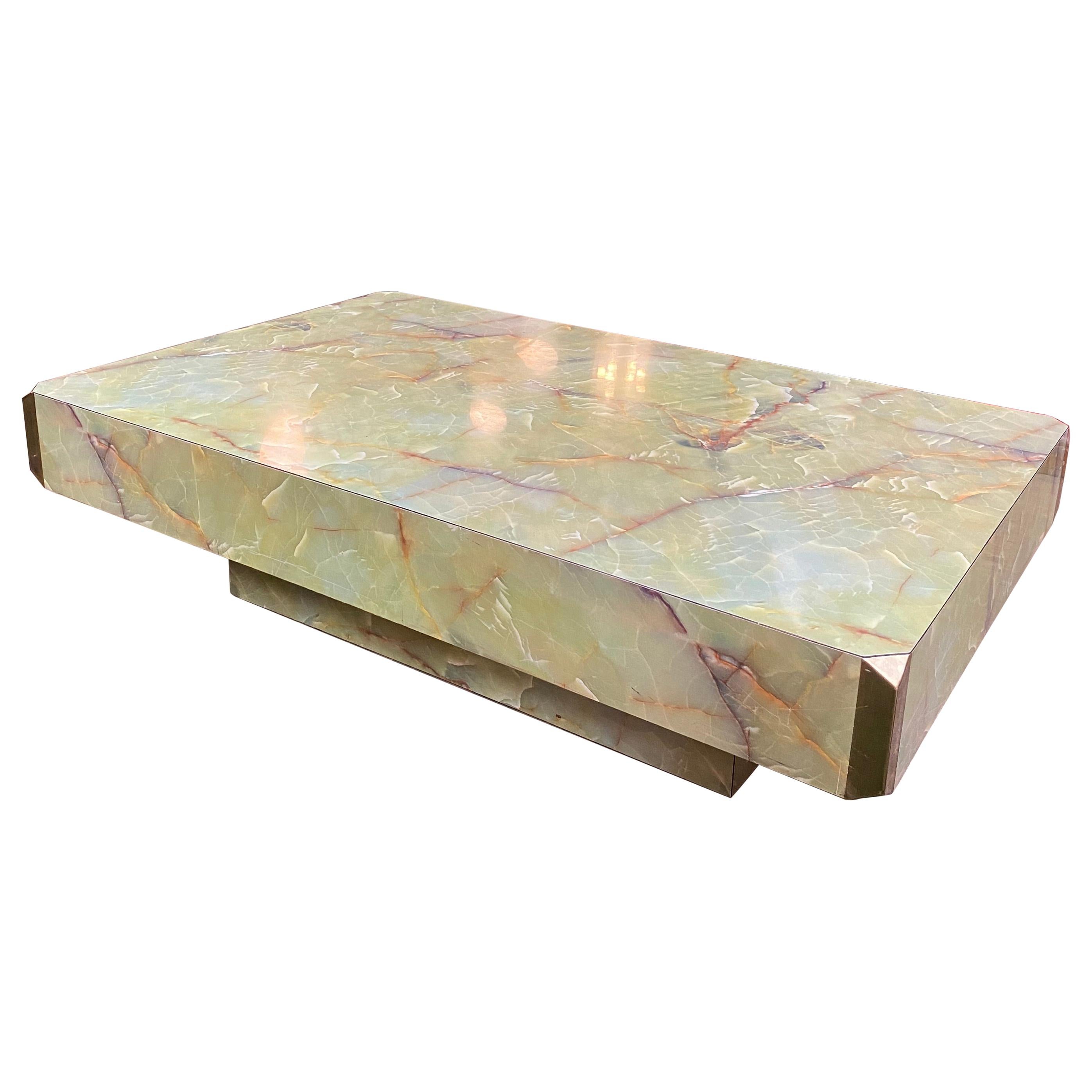 Willy Rizzo Cocktail Table, Italy, 1970s at 1stDibs