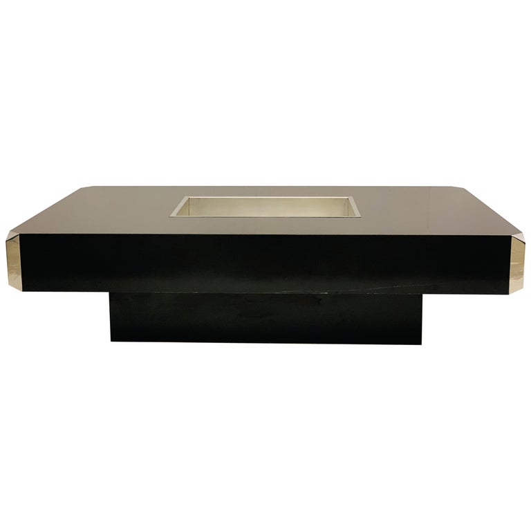 Willy Rizzo Coffee Table, Italy, 1970s at 1stDibs