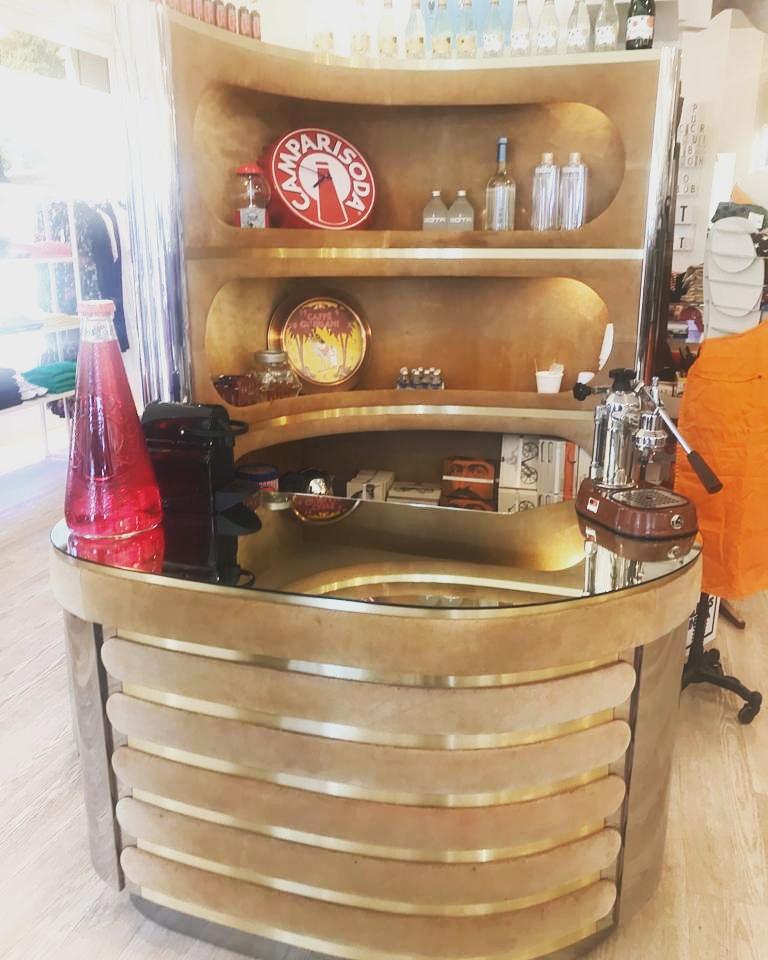 Willy Rizzo Dry Bar and Illuminated Storage Italy, 1970s at 1stDibs