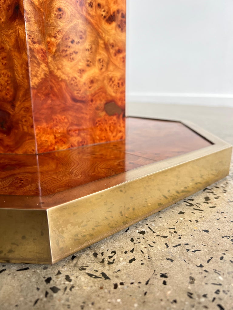 Willy Rizzo for Mario Sabot Octagonal Dining Table For Sale at 1stDibs