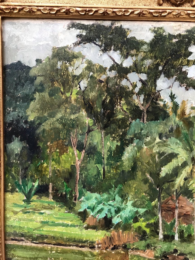 Willy VON PLESSEN - Jungle by the River - Original Old painting For ...