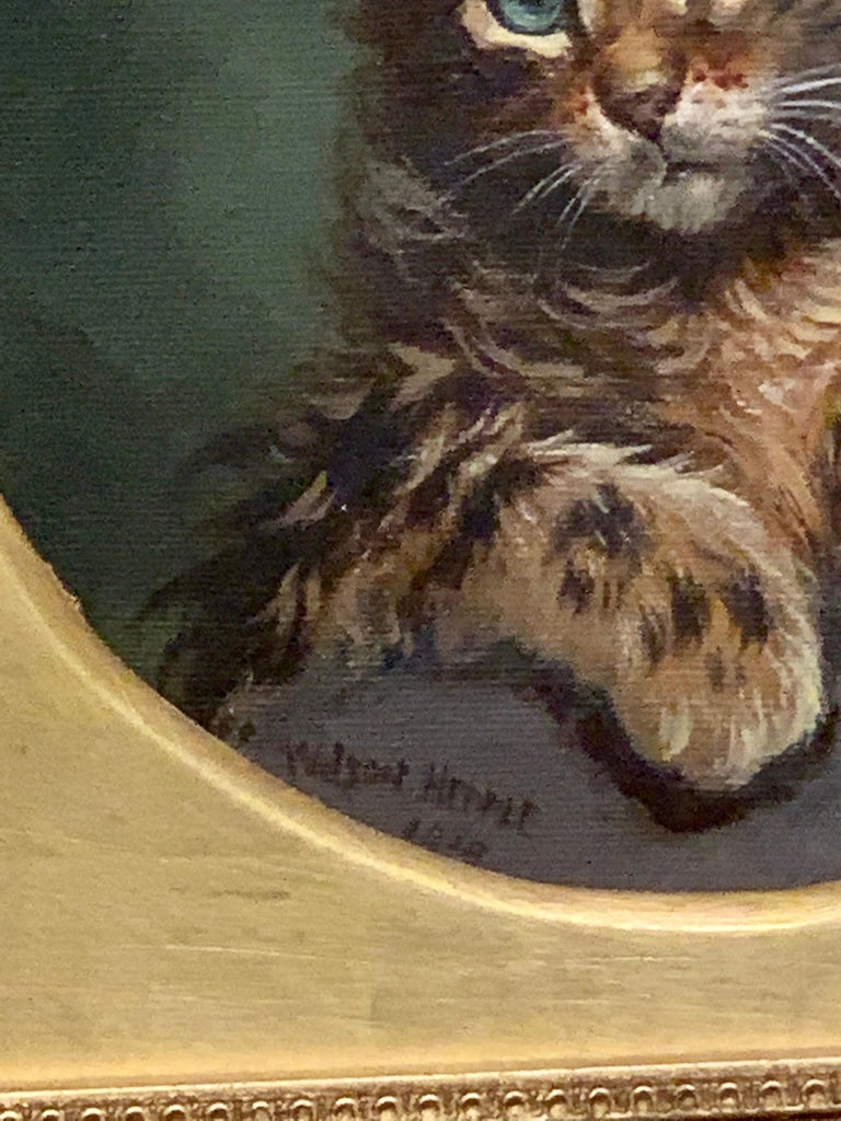 Wilson Hepple - English early 20th century oil painting portrait of a ...