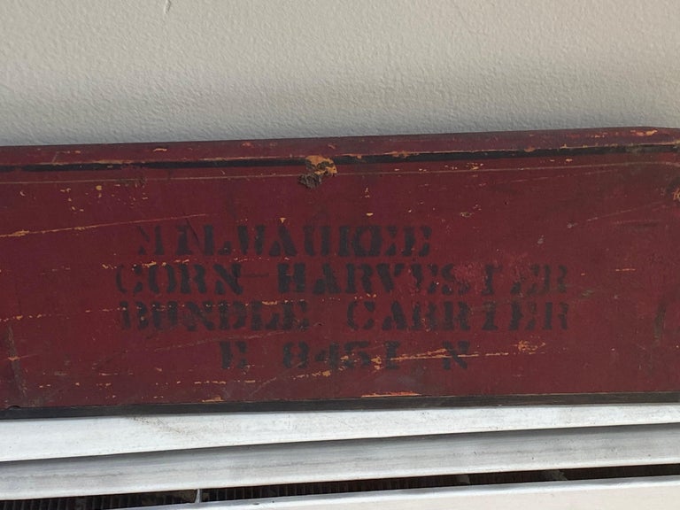 Wilwaukee Painted Sign, 19th C American at 1stDibs