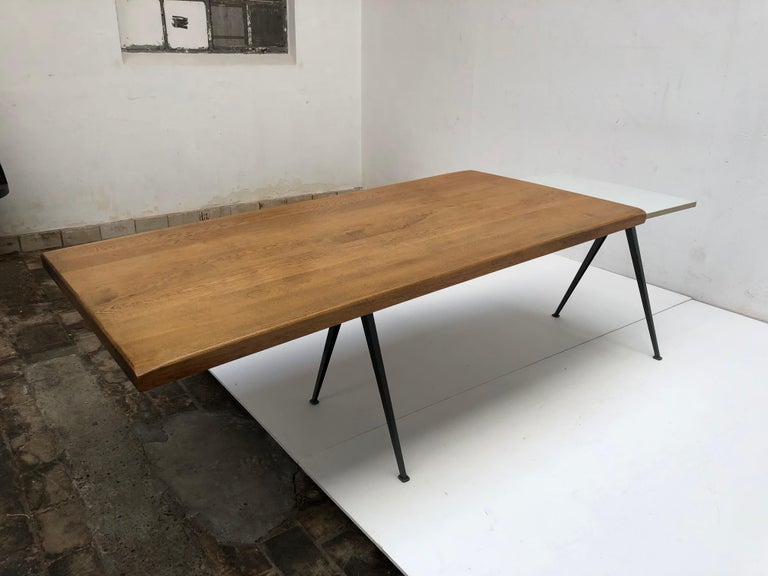 Wim Rietveld 1st Edition Oak Top 'Pyramid' Compass Table Ahrend the ...