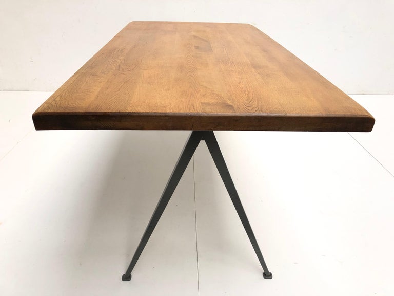 Wim Rietveld 1st Edition Oak Top 'Pyramid' Compass Table Ahrend the ...