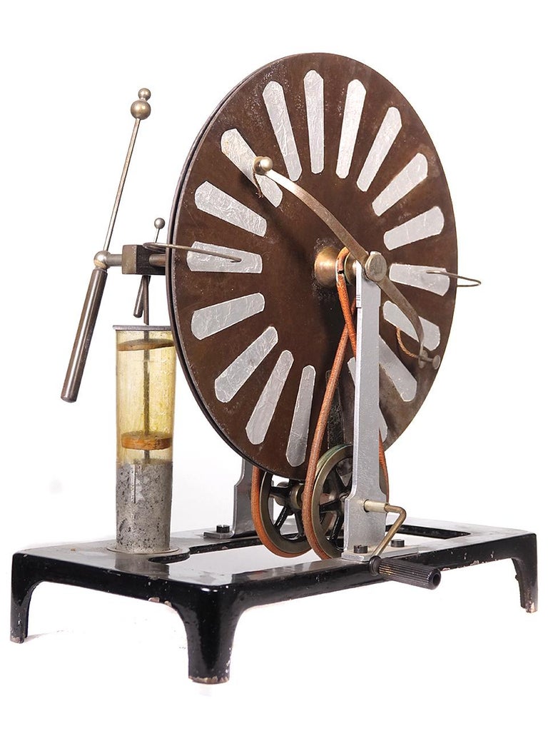 Wimshurst Influence Machine For Sale at 1stDibs | antique wimshurst ...