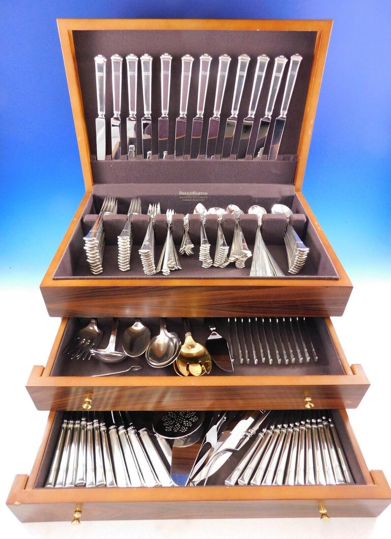 Windham by Tiffany and Co Sterling Silver Flatware Service Set 186 Pcs ...