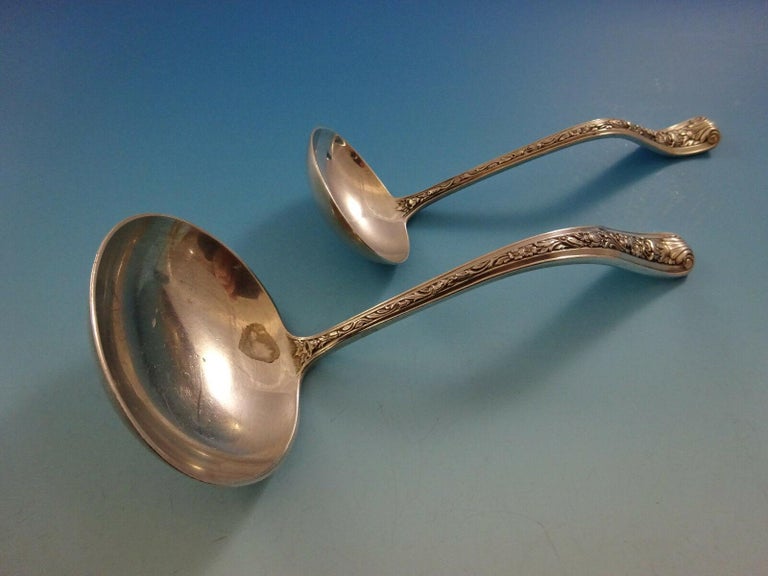 Windsor Rose by Watson Sterling Silver Flatware Set 12 Service 117 ...