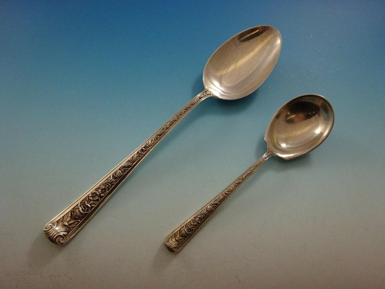 Windsor Rose by Watson Sterling Silver Flatware Set 12 Service 117 ...