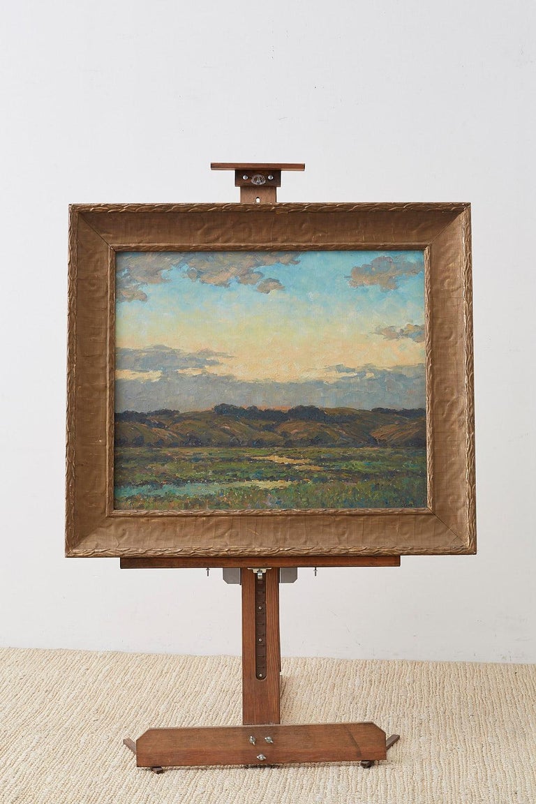 Winfield Scott Clime - Sunrise Landscape Oil Painting at 1stDibs