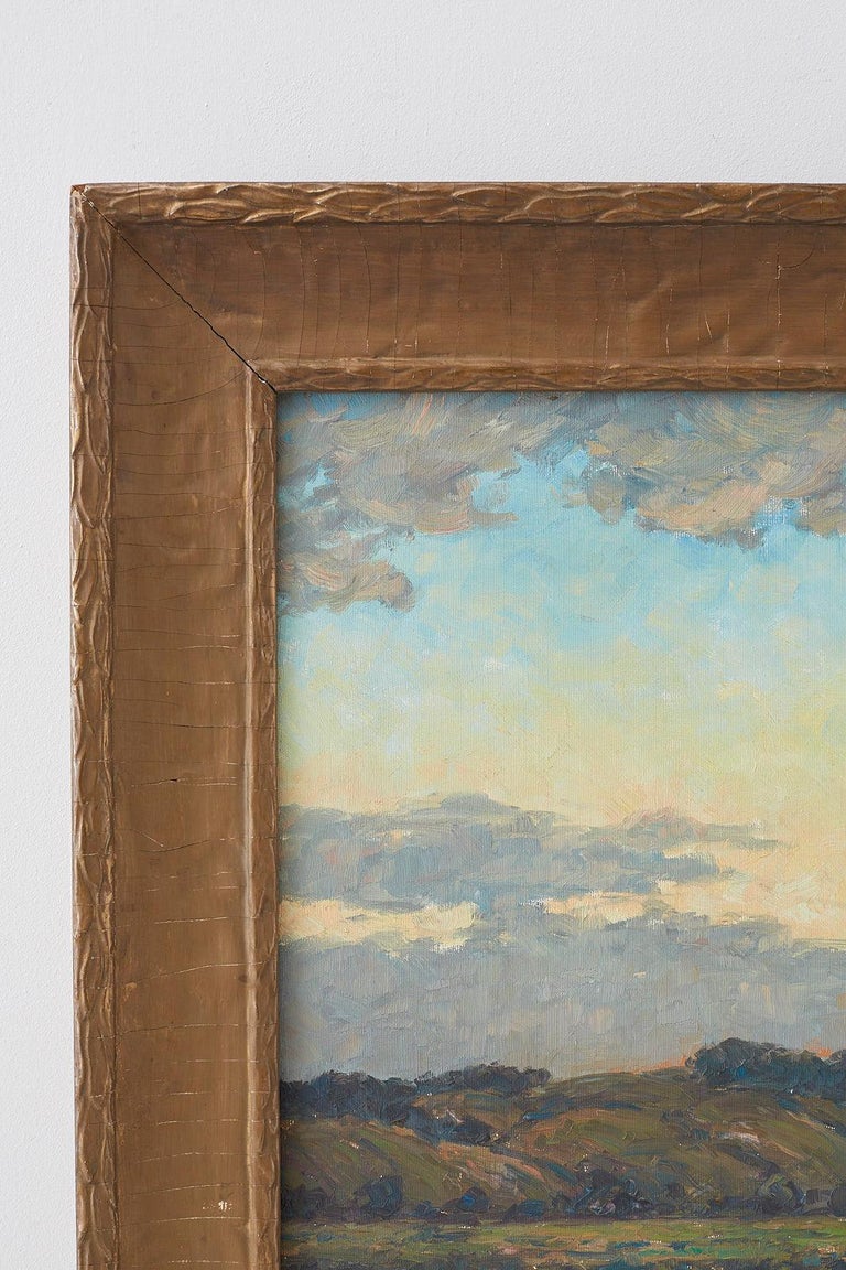 Winfield Scott Clime - Sunrise Landscape Oil Painting at 1stDibs