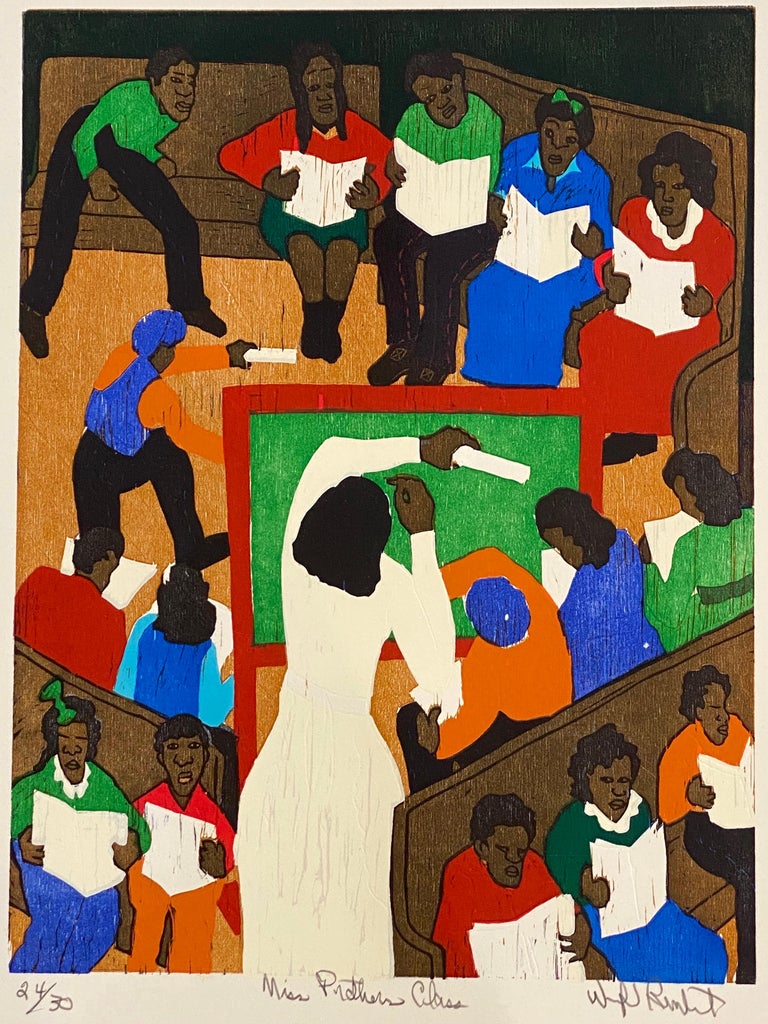Winfred Rembert - Miss Prather's Class For Sale at 1stDibs | winfred ...