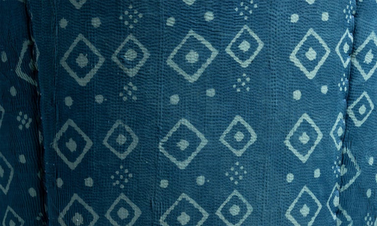 Wingback Chair in Indian Quilt, England, circa 1890 For Sale at 1stDibs