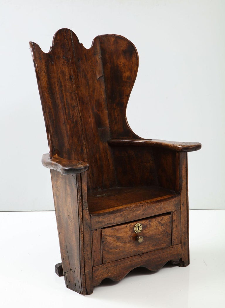 Wingback Welsh Lambing Chair For Sale at 1stDibs
