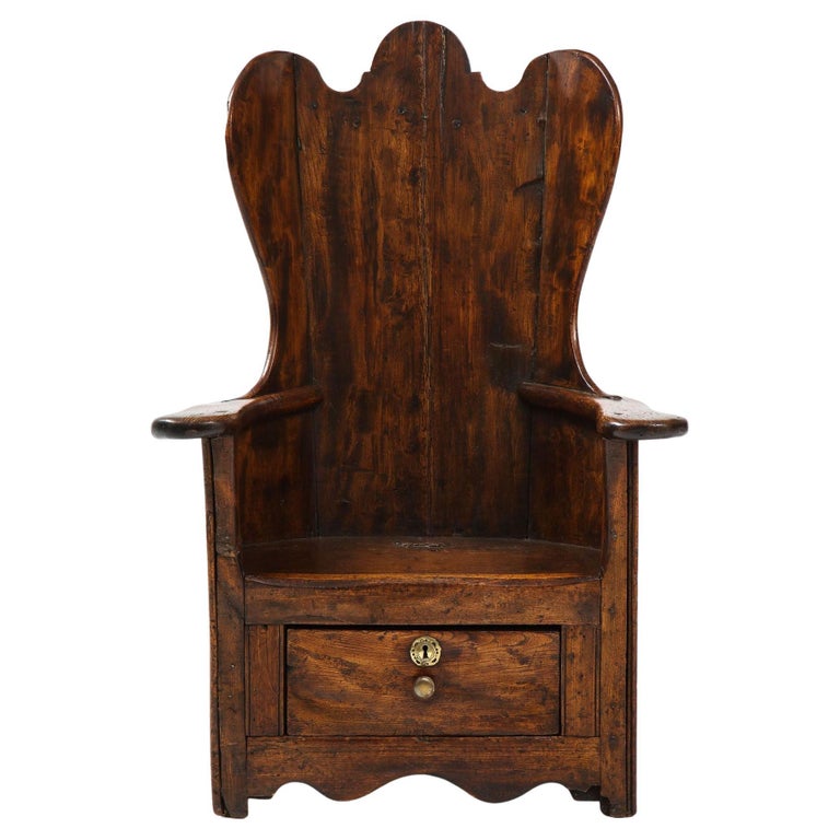 Wingback Welsh Lambing Chair For Sale at 1stDibs