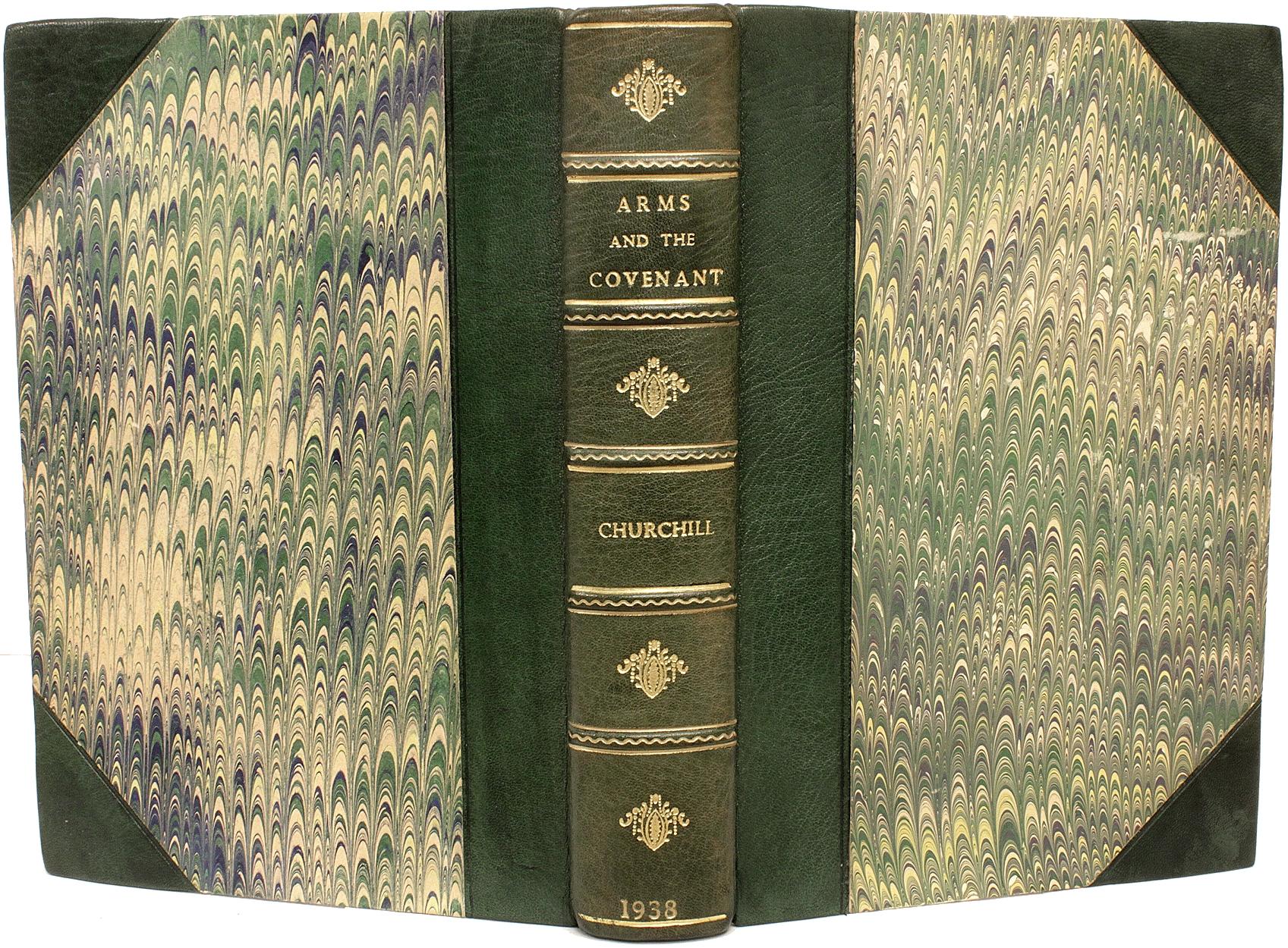 Winston Churchill, Arms and the Covenant, First Edition, 1938, Leather ...