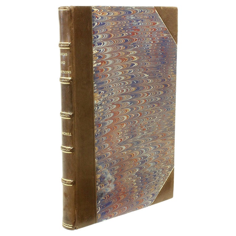 Winston Churchill, Maxims and Reflections, First Edition - 1947 ...