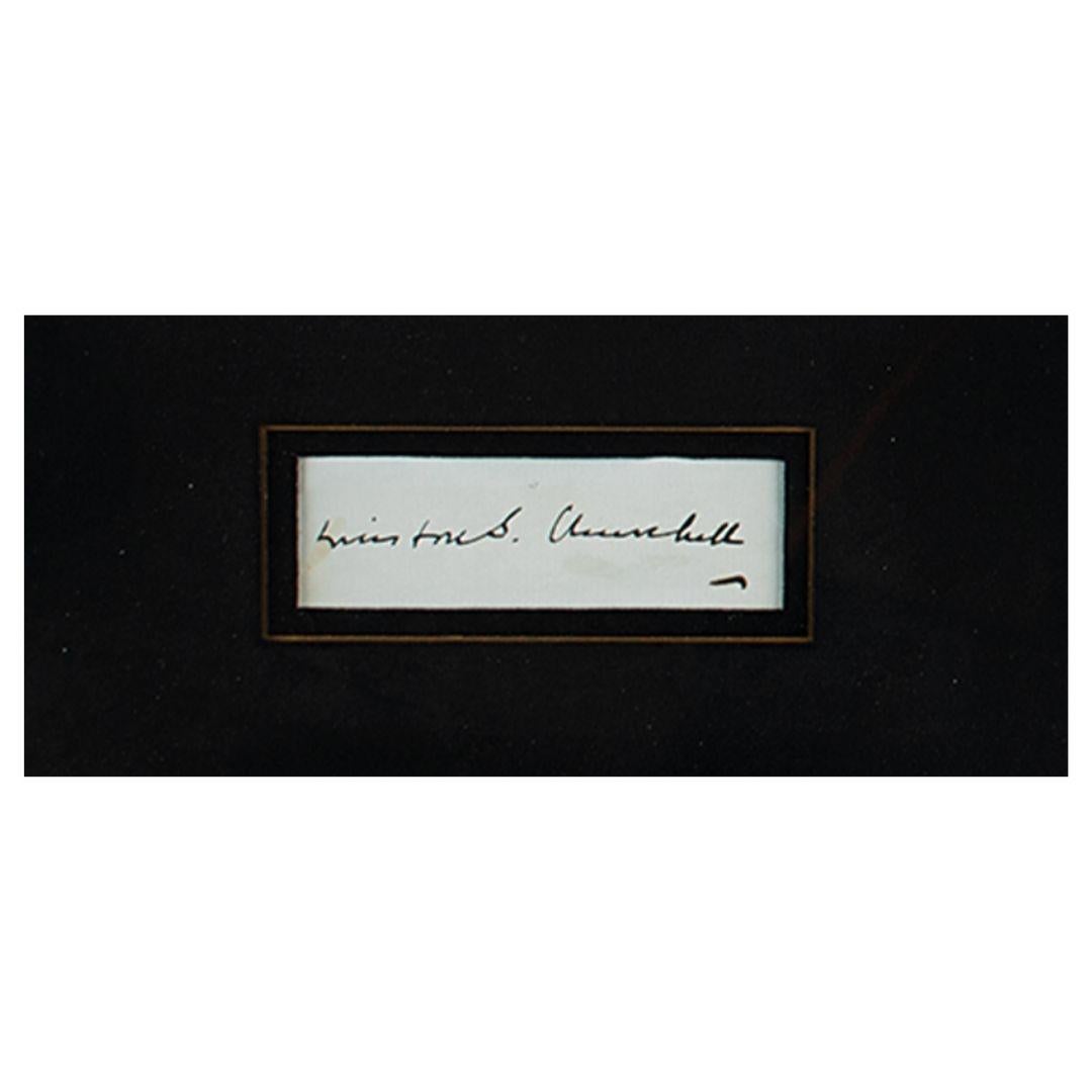 Winston Churchill Signed Card at 1stDibs | winston churchill signature