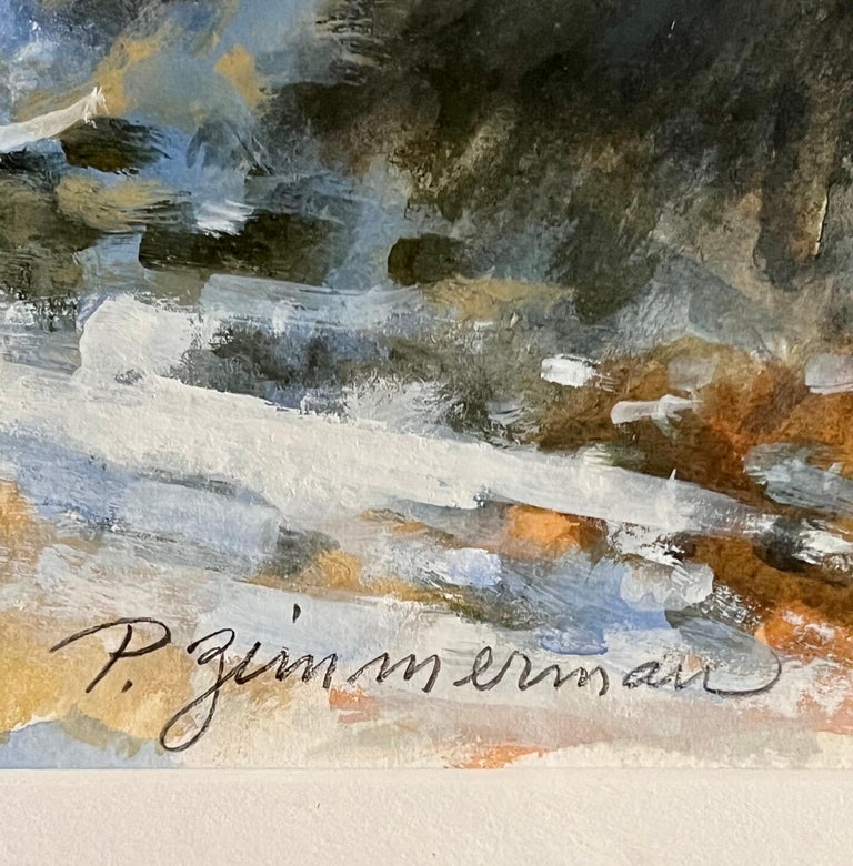 Winter Light by Paul Zimmerman Original Watercolor Landscape Painting ...