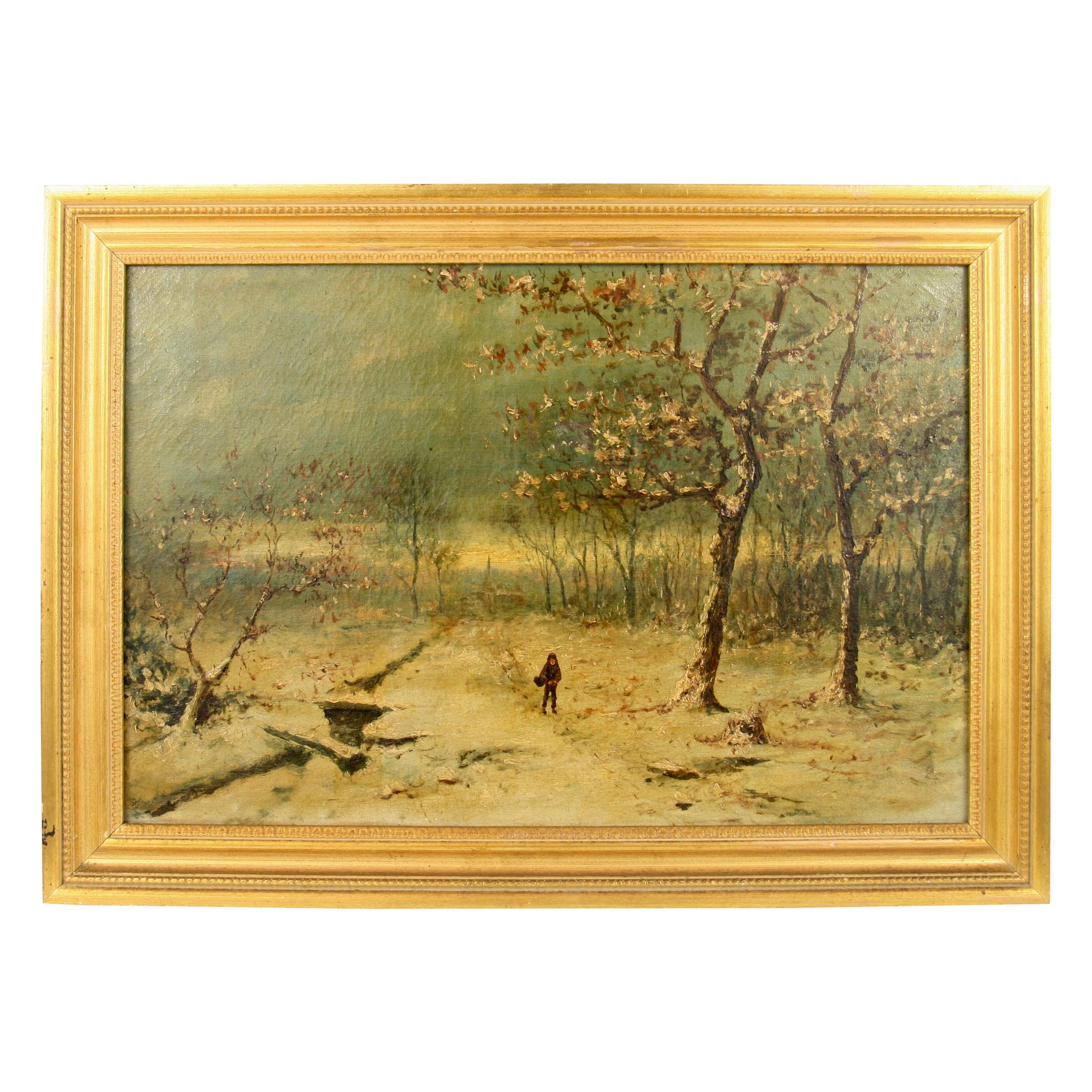 Alan Wolton (b. 1934) "Winter Relenting", Colorado landscape at 1stDibs