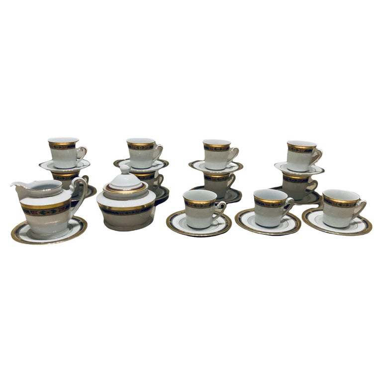 Winterling Bavaria Porcelain Set of Demitasse, Saucer, Creamer and ...
