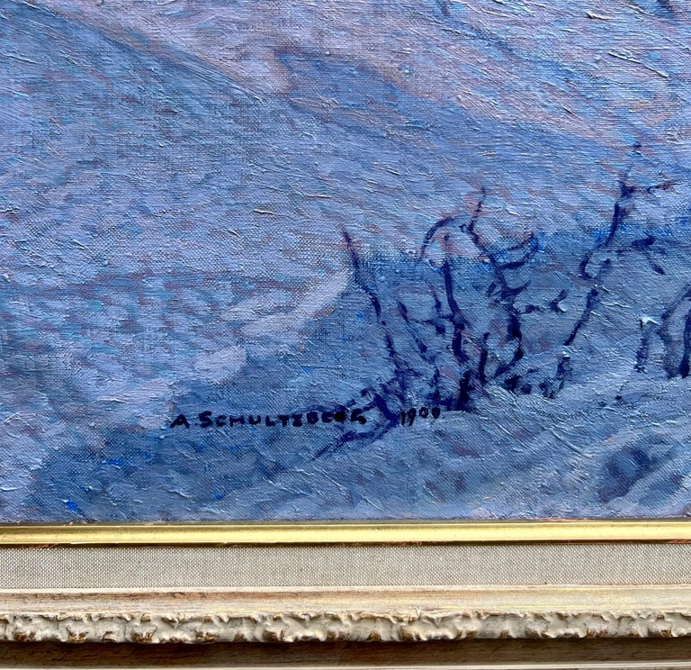 "Winters Glow" by Anshelm Schultzberg For Sale at 1stDibs